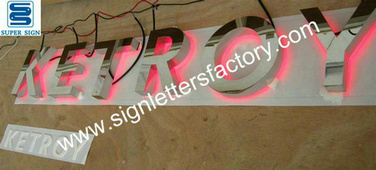 cut out signs with led lights behind « signlettersfactory